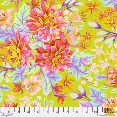 Tula Pink - Hello Dahlia - Moonbeam | McTavish Quilting Studio & Fabric